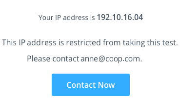IP address restriction